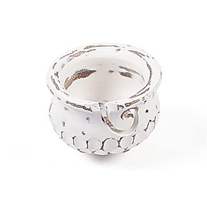 Knitting and Crochet,Knitting Bowl in Wood White 6x5 inch,Yarn for Knitting,Crochet Accessories,Crochet Bowl for Yarn,Yarn Bowl,Knitting Yarn,Yarn Storage,Yarn Bowl for Knitting