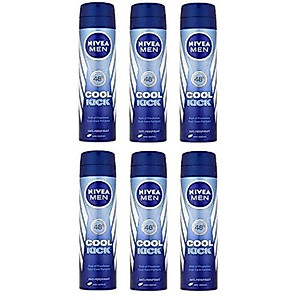 6 x Nivea Men Cool Kick 48h Anti-Perspirant 150ml by Nivea Men