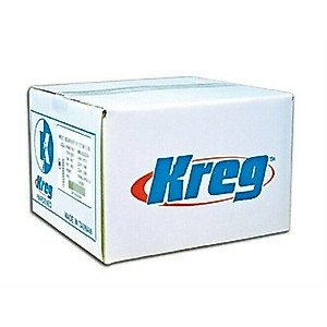 Kreg SML-C2-3000 Zinc Pocket Screws, 2-Inch, #8 Coarse Thread, Maxi-Loc Head (3000 Count)