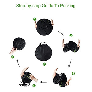 PROTITOUS 6 Tier Black Mesh Zippered Herb Drying Rack Hanging Dryer Dry Net with Pruning Shear for Hydroponics