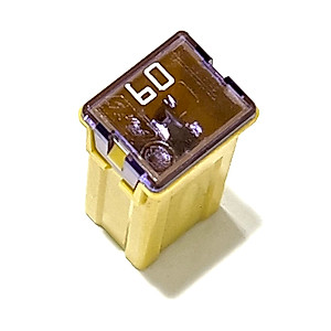 EDS Multi Pack of J Case Fuses - 20A 25A 30A 40A 50A 60A - 12 Total Fuses Replacement fit for Cars, Trucks, Vans Pickup Trucks, Vehicles of All Types