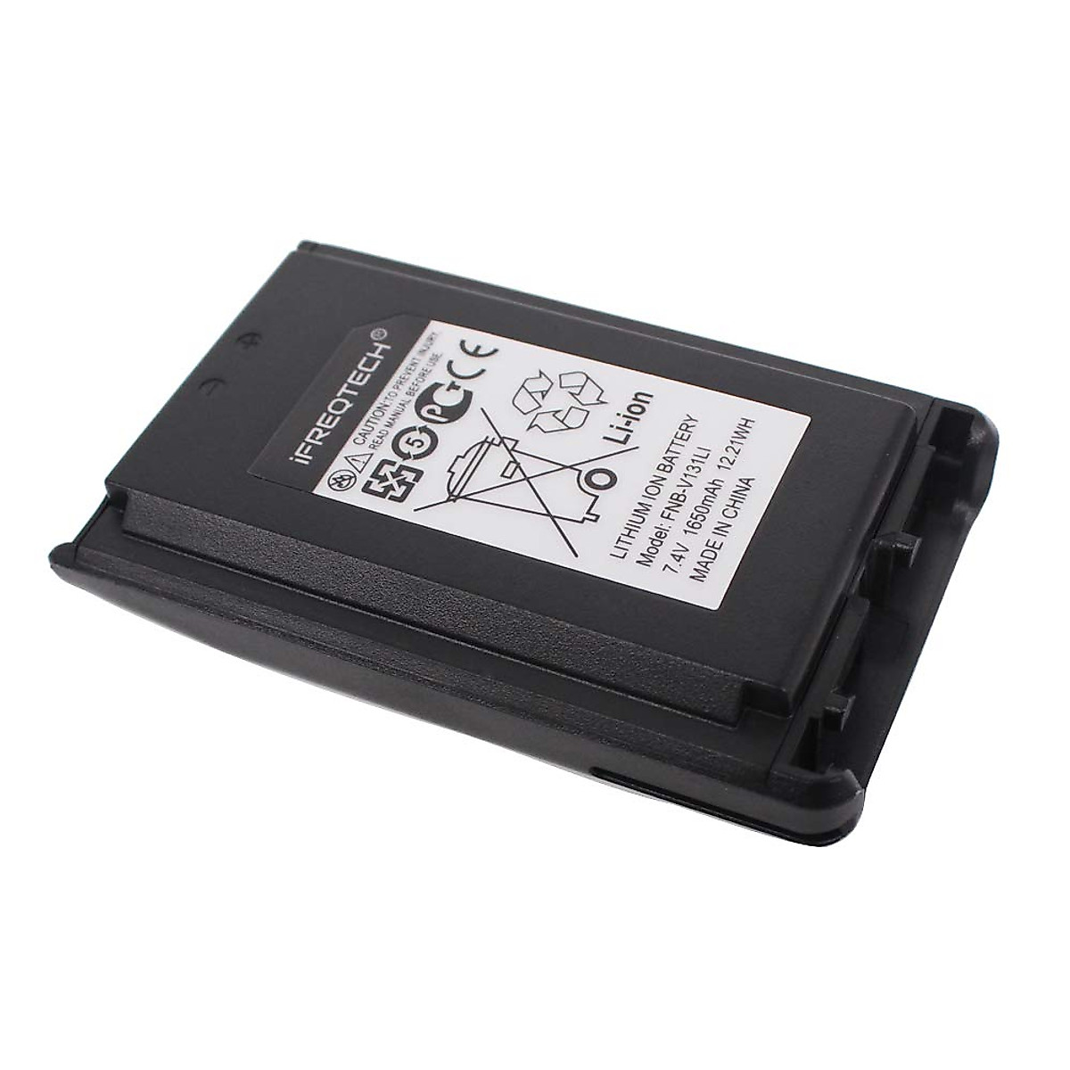 IFREQTECH FNB-V131LI Battery for Vertex VX-230 VX-231 VX-234 VX-228 1650mAh Li-ion Battery Replacement