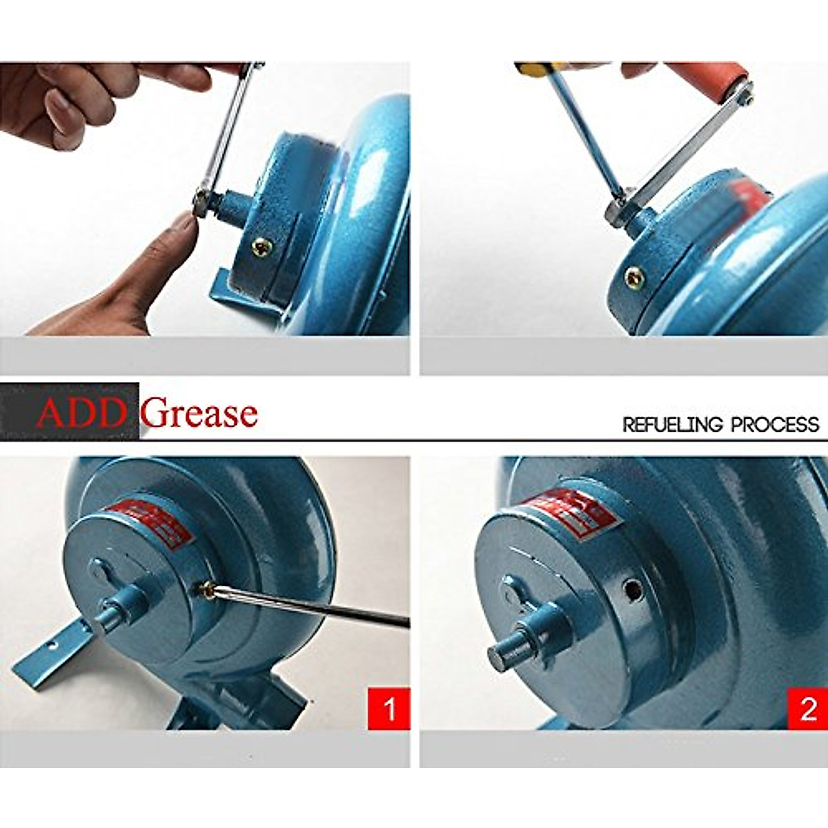 Hand Crank Blacksmith Forge Blower Manual BBQ Blower