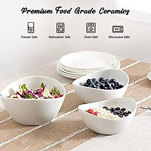 HBlife 3 Tier Oval Bowl Set with Metal Rack, Ceramic Fruit Bowl Serving, Tiered Serving Stand for Dessert Appetizer Cake Candy Chip Dip (Black)