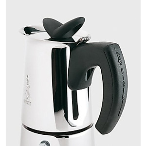Bialetti - Musa, Stovetop Coffee Maker, Suitable for all Types of Hobs, Stainless Steel, 6 Cups, Silver