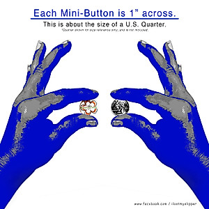 "Love Saves Lives" Mini Pins - Rainbow Edition. (1" Pins, 30 Piece Set))