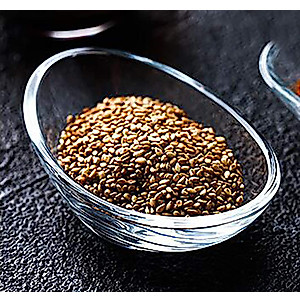 Yesland 6 Pack Glass Dip Bowls, Clear Mini Bowl Set/Dessert Bowls Set, Perfect for Ketchup, Sauce, Butter & Olive Oil