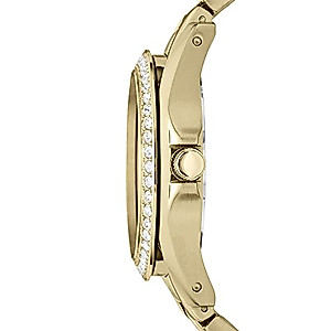 Fossil Women's Riley Quartz Stainless Steel Multifunction Watch, Color: Gold Glitz (Model: ES3203)