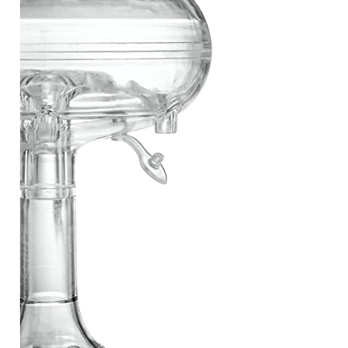 Mixt Shots 6 Shot Glass Dispenser and Holder, Acrylic, Multiple Shot Pourer with Stopper for Cocktail, Wine and Juice, College and Party Beverage Dispenser for Filling Liquids (Transparent)