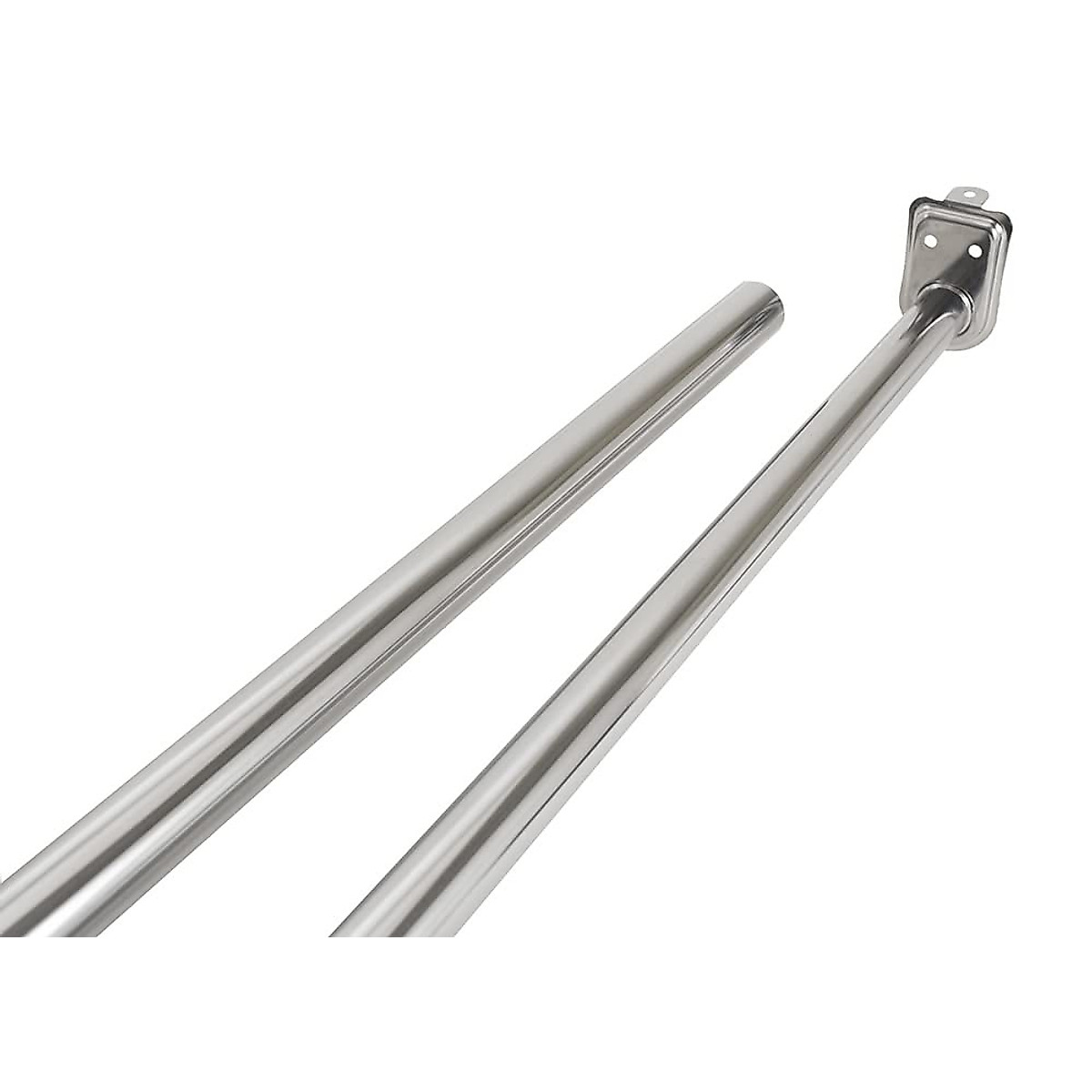 Design House 206052 Adjustable 48 72-inch Closet Rod, Polished Chrome, inch inch
