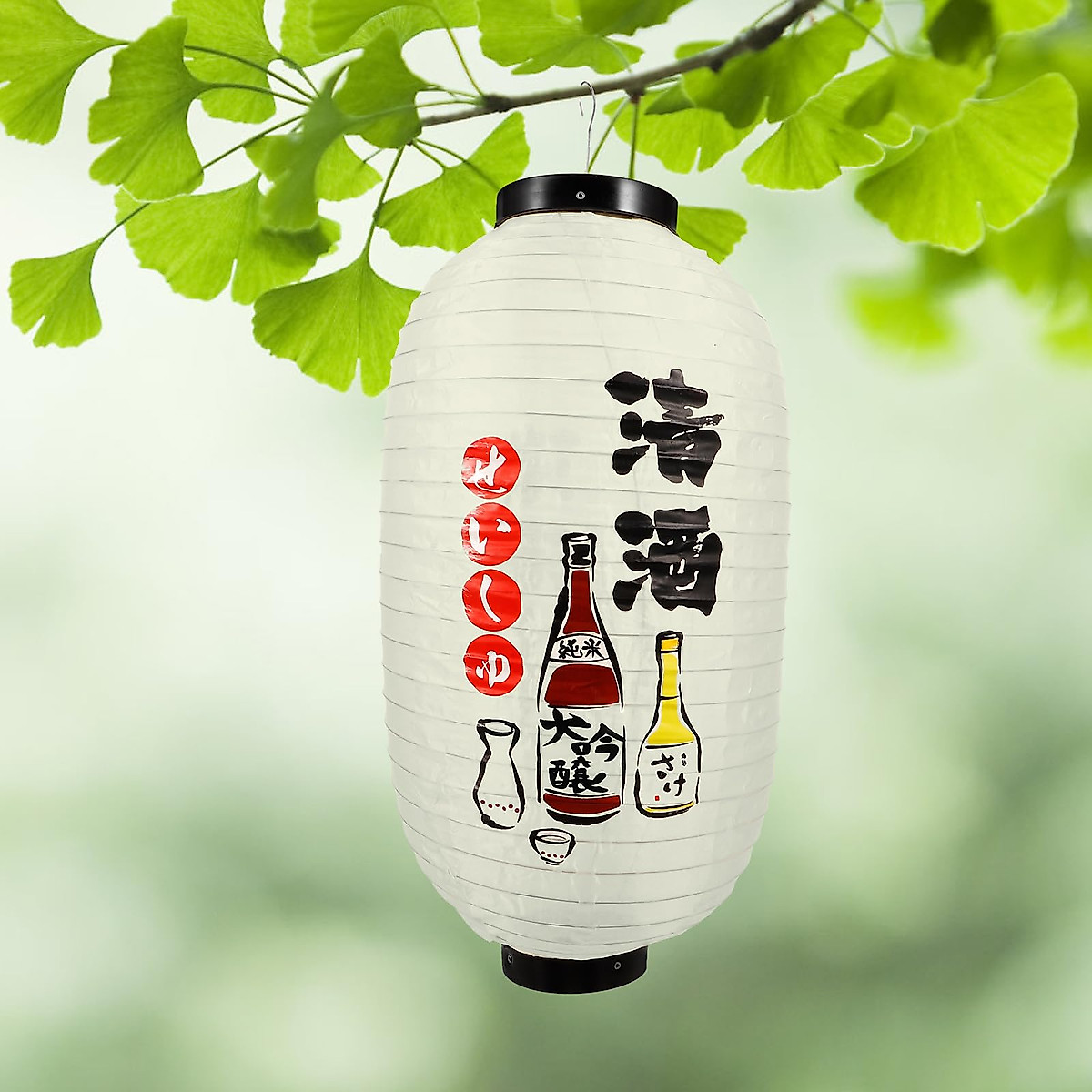 OSALADI Japanese Outdoor Hanging Lantern Sushi Restaurant Pendant Light Shade for Sushi Party Hotel Decor