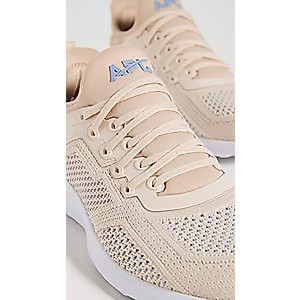 APL: Athletic Propulsion Labs Women's Techloom Tracer Sneakers, Beach/Frozen Grey/White, 7.5 Medium US