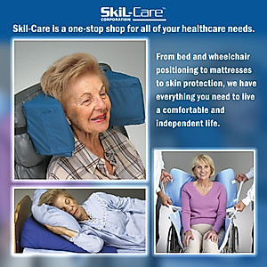 Skil-Care Adjustable Heel-Float - Heel Spur Relief, Heel Support for Injured Tendon, Plantar Flexion, Achilles Tendonitis, Heel Pain - Medium (4" Wide)