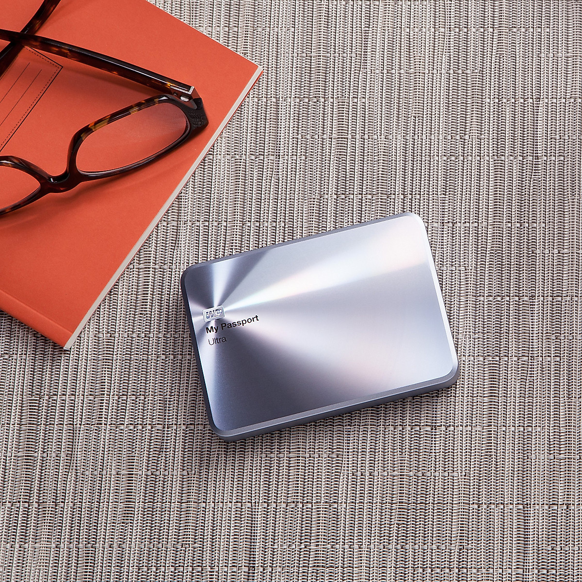 WD 2TB Silver My Passport Ultra Metal Edition Portable External Hard Drive - USB 3.0 - WDBEZW0020BSL-NESN