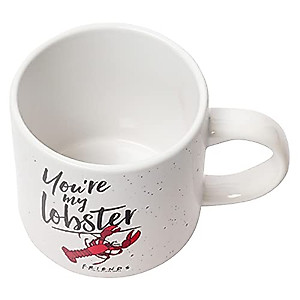 Silver Buffalo Friends How You Doin Lobster 2pk Ceramic Mug Stack, 13 Ounces