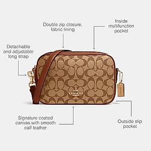 COACH Jes Crossbody, Khaki Saddle
