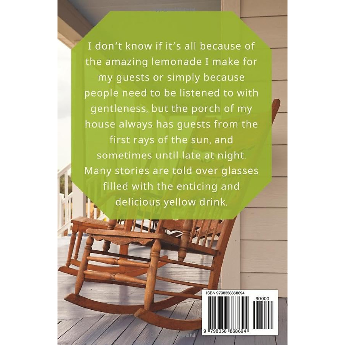 SHORT STORIES ON MY PORCH: Large Print Fiction Book for Seniors with Dementia and Alzheimer's Patients or People who Enjoy Feel Good Easy Reads. Perfect to Stimulate Memory. Relaxing Gift.
