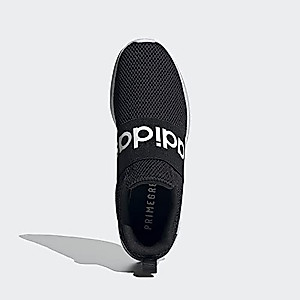 adidas Men's Lite Racer Adapt 4.0 Running Shoes, Black/White/Black, 7.5