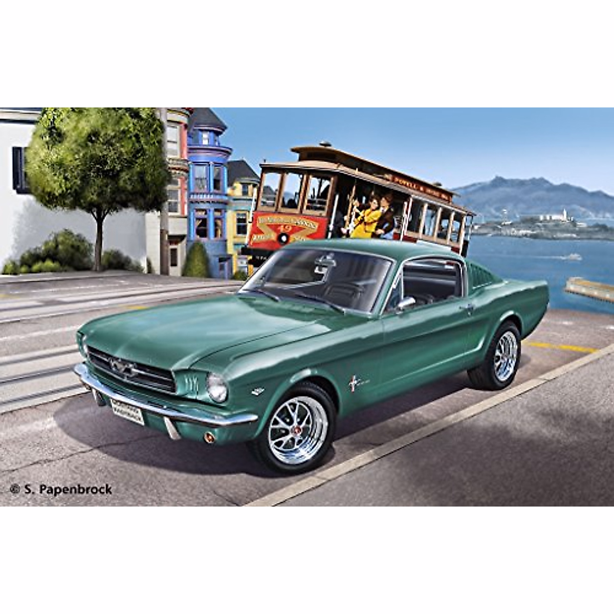 Revell Germany 1965 Ford Mustang 2+2 Fastback Plastic Model Kit (1/25 Scale)