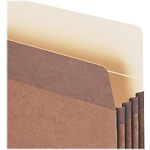 Smead File Pocket, Straight-Cut Tab, Guide Height, 3-1/2 Expansion, Letter Size, Redrope, 50 per Box (73805)