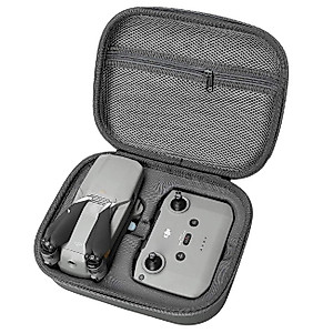 Anbee Portable Carrying Case EVA Hard Shell Storage Bag Box Compatible with DJI Mavic Air 2 RC Drone (Grey)