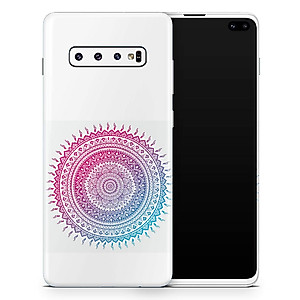DesignSkinz Ethnic Indian Tie-Dye Circle Protective Vinyl Decal Wrap Skin Cover Compatible with The Samsung Galaxy S20 (Screen Trim & Back Glass Skin)