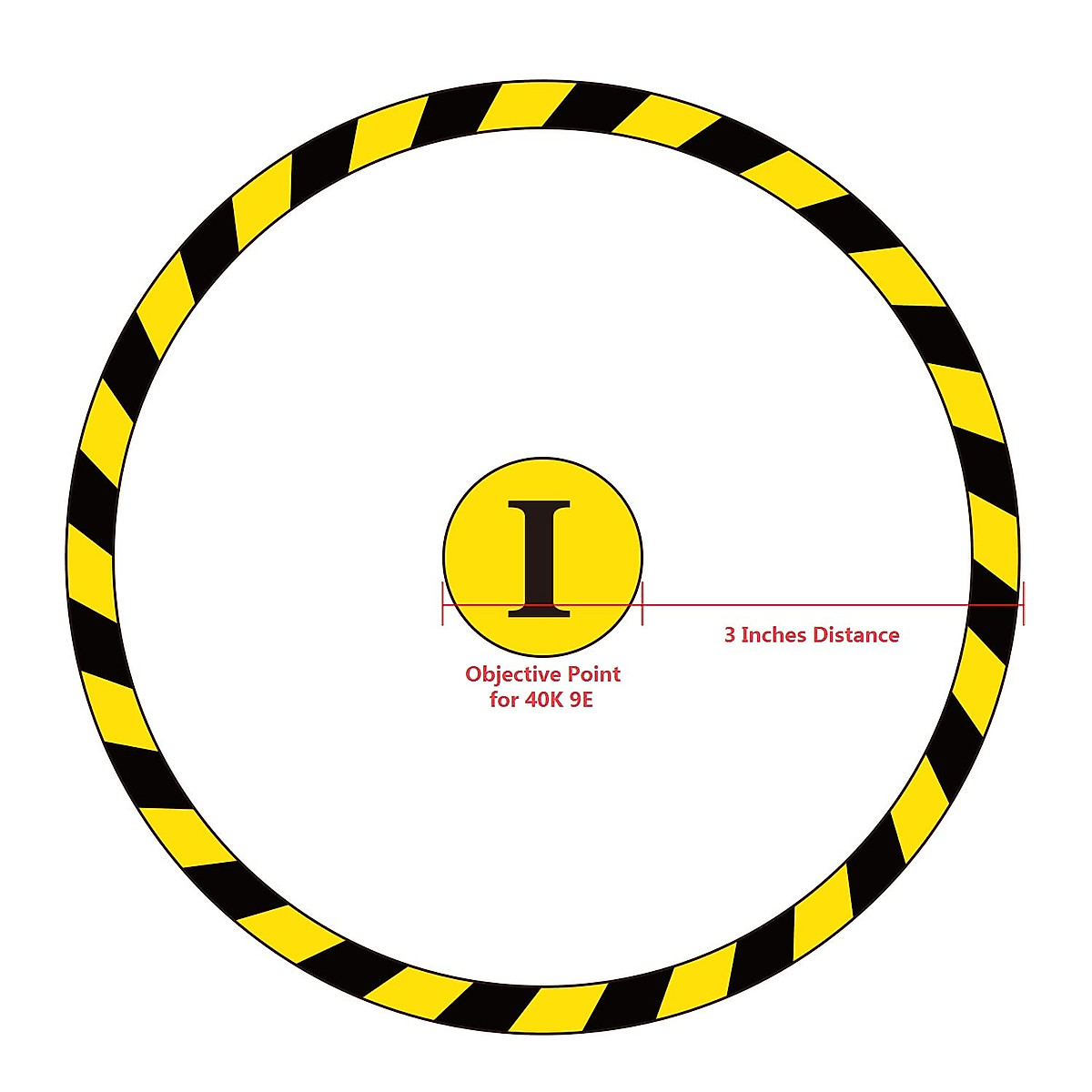 Jucoci Objective Point Markers 6PCS Set Objective Marker Compatible with WH40k Wargame (Miniature Not Included)