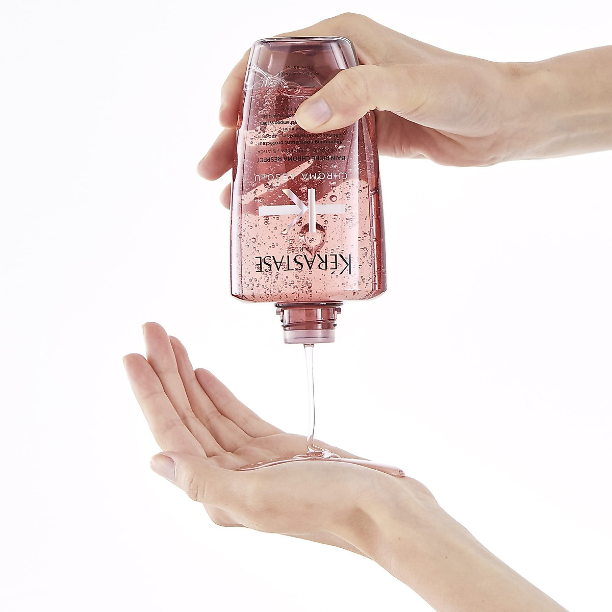 Kerastase Chroma Absolu Chroma Respect Shampoo Riche | For Sensitized or Damaged Color-Treated Hair | Protects and Nourishes | Medium To Thick Hair | With Lactic Acid | 2.7 Fl Oz