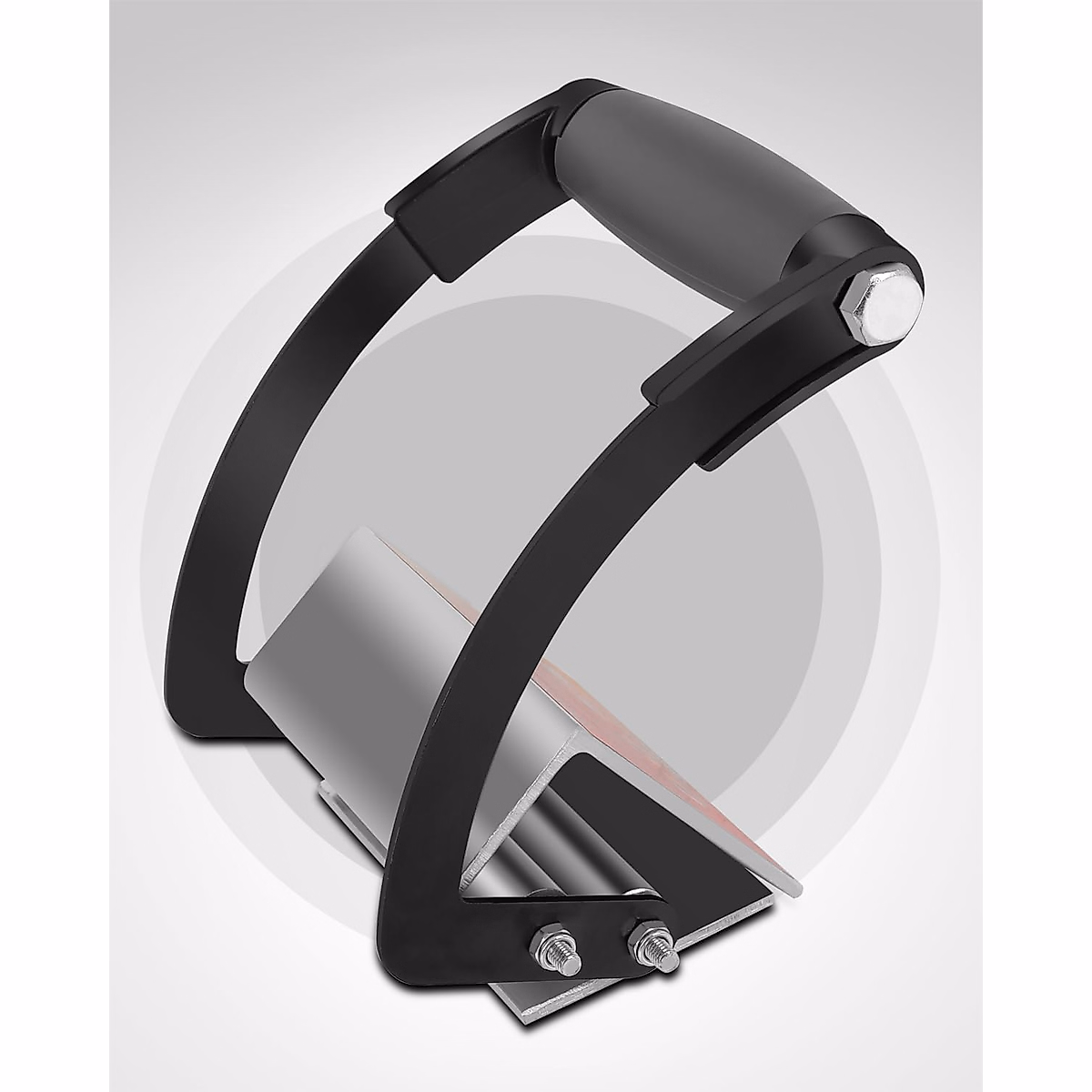 FAHKNS Panel and Plywood Carrier Tool, 0 to 1 Grip Range Sheetrock Gripper Carrying Soft-Grip Handle Gripper Lift for Clamp Wood Board Drywall Lifter Single Hand Adjustable