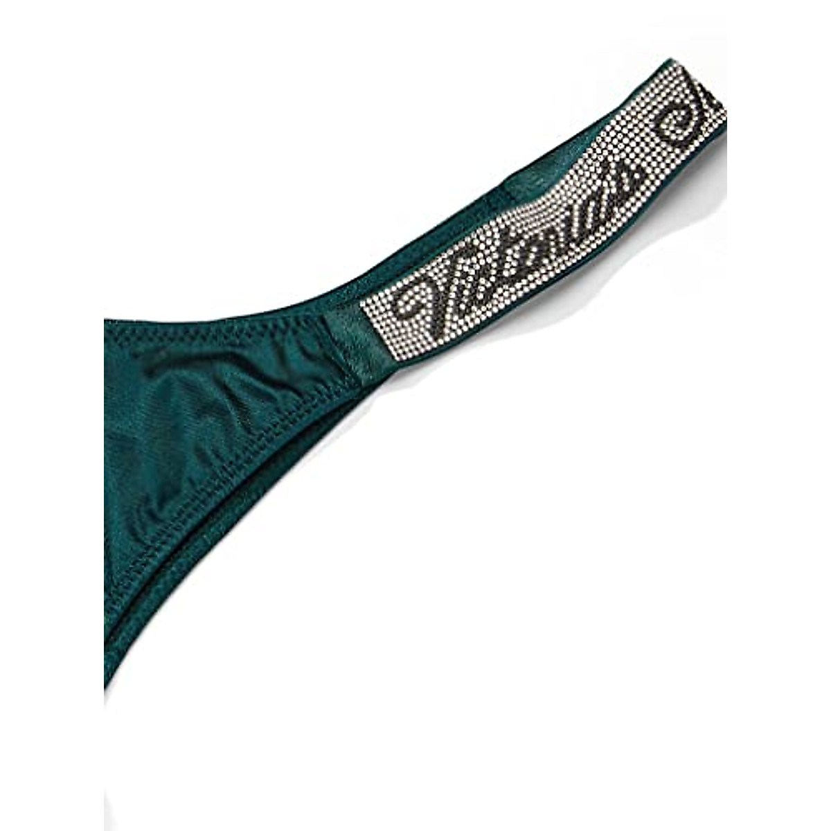 Victoria's Secret Very Sexy Shine Strap Thong Panty, Deepest Green, Small
