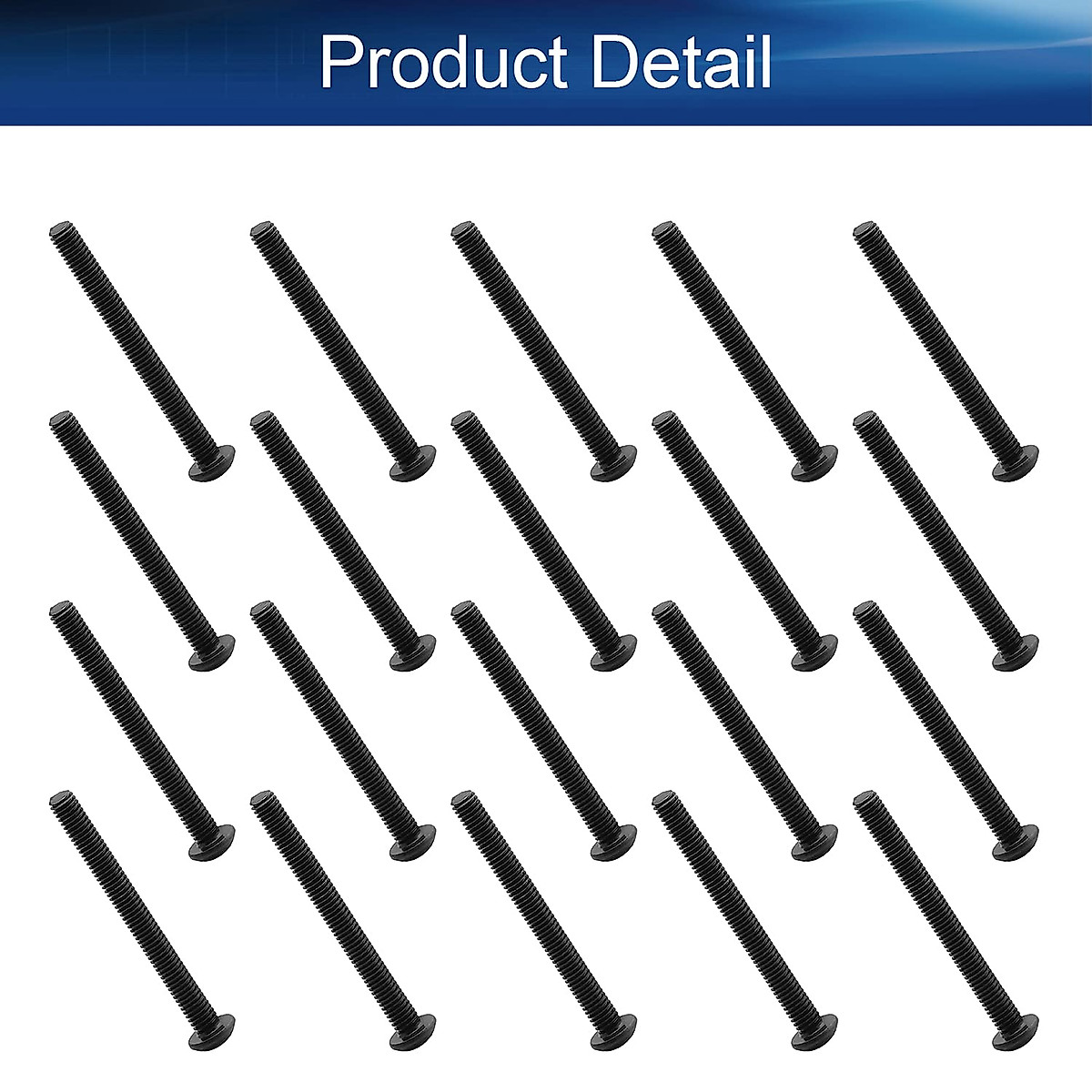 Yinpecly 20Pcs M3x30mm Hex Socket Head Machine Screws Carbon Steel Inner Hex Socket Round Head Screw Fasteners Furniture Bolts Black Tone