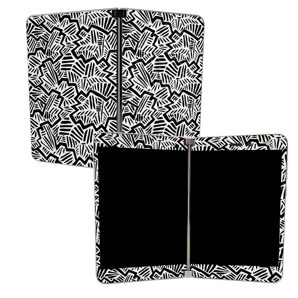 MightySkins Carbon Fiber Skin for Microsoft Surface Duo - Acid Trippy | Protective, Durable Textured Carbon Fiber Finish | Easy to Apply, Remove, and Change Styles | Made in The USA (CF-MISURDUO-Acid Trippy)