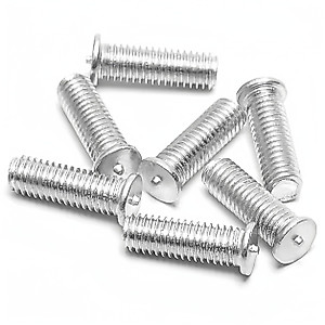 M4 x 10mm 304 Stainless Steel Welding Stud Machinery Screws, Spot Welding Screws Bolts Soldered Dot, 150Pcs