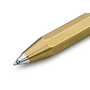 Kaweco BRBP-BR Ballpoint Pen, Oil-based, Brass, Sports