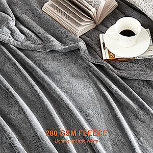 EHEYCIGA Blanket for Men & Women Grey Standard Size 35 Inches