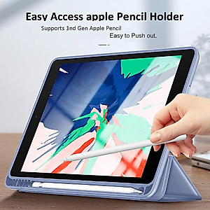 Gahwa iPad 9.7 Case 2018 iPad 6th Generation/ 2017 iPad 5th Generation/iPad Air 2/iPad Air Case - Ultra Slim Lightweight Stand Case with Auto Wake/Sleep Slim Smart Cover for iPad 9.7 Inch(Lavender)