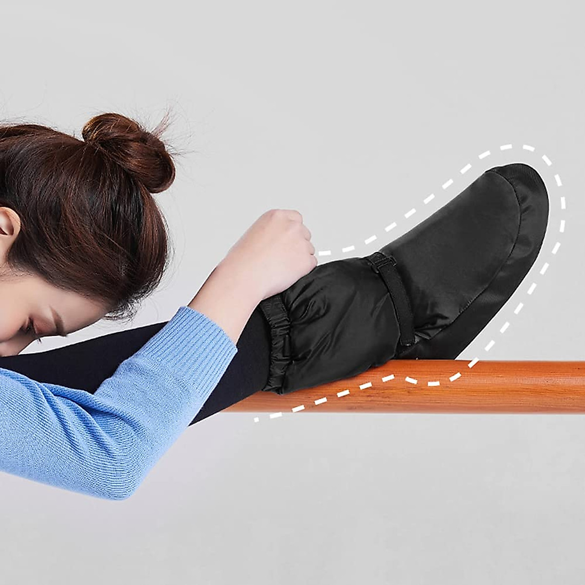 BTSEURY Ballet Warm Up Booties Ballet Winter Boot Warm Dance Shoes Comfortable Lightweight Dance Shoes for Teen Girl Woman