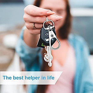 104PCS Swivel Snap Hooks with Key Rings, Metal Lobster Claw Clasp, Keychain Rings for Crafts 1.25inch/32mm