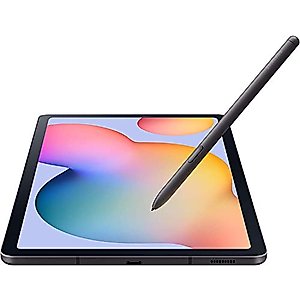 Samsung Galaxy Tab S6 Lite 10.4’’ (2000x1200) WiFi Tablet Bundle, Exynos 9610, 4GB RAM, 64GB Storage, Bluetooth, Front & Rear Camera, Android 10, S Pen, Tablet Cover, 128GB SD