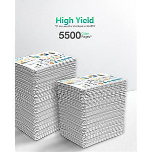 069H Toner Cartridge Compatible Replacement for Canon 069 for imageCLASS MF753Cdw MF751Cdw LBP674Cdw Printer (1 Yellow)