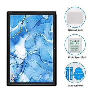 Dragon Touch Tablet Screen Protector (2 Pack) for NotePad 102 and NotePad T10M Tablet, Tempered Glass Film, Ultra-Clear, High Definition, Scratch Resistant, Bubble Free