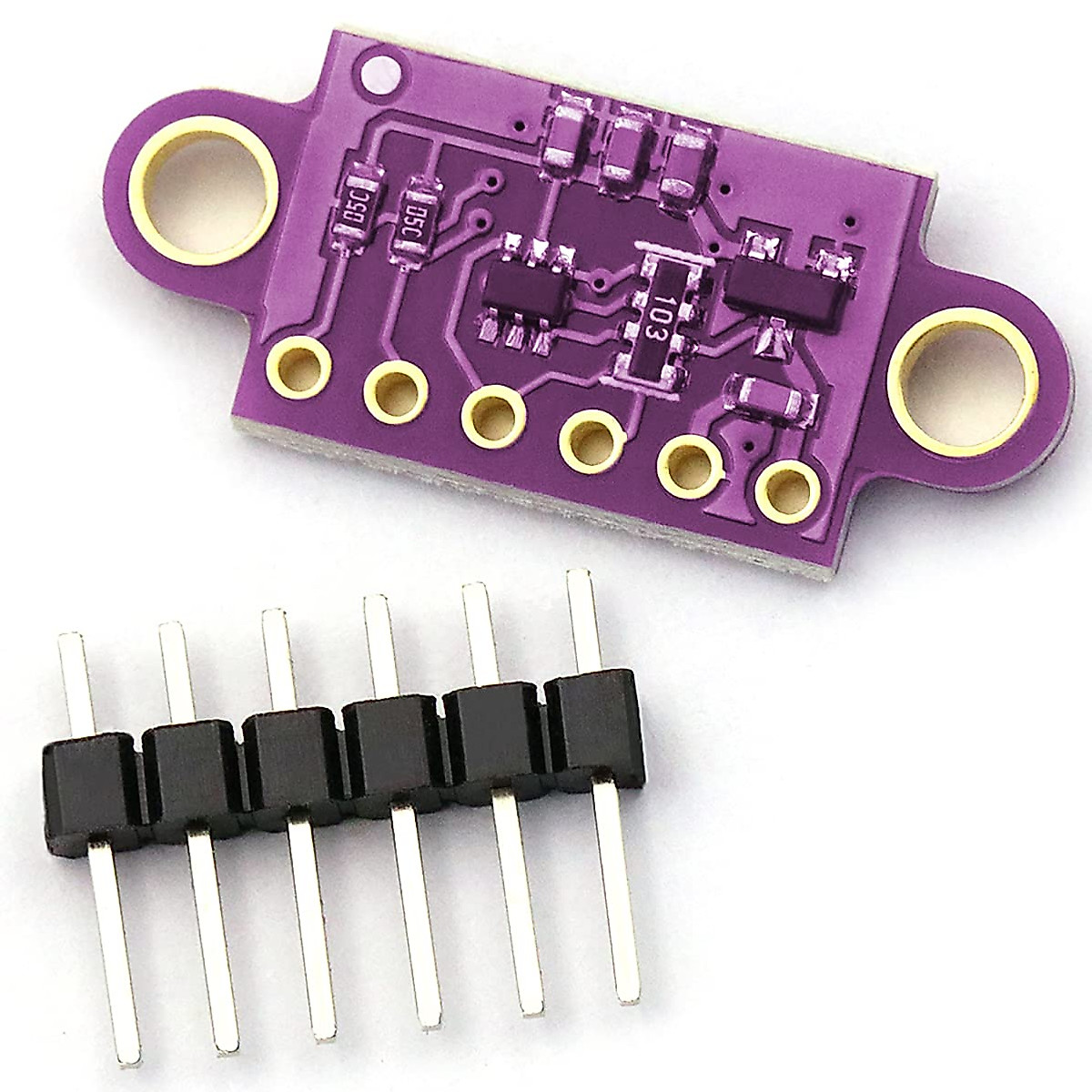 DaFuRui VL53L0X Time-of-Flight Distance Sensor Breakout GY-VL53L0XV2 (ToF) Laser Ranging Module I2C IIC Compatible for Arduino