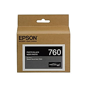 Epson T760 Ultrachrome HD Ink Set for SureColor P600 Printer - HD Black (Photo/Matte/Light/Light-Light), HD Cyan, HD Magenta (Vivid/Vivid Light), HD Yellow, HD Light Cyan, Museo Silver Rag Sampler