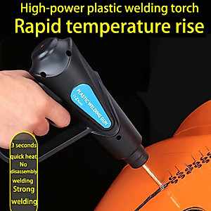 Plastic Welding Machine Car Bumper Repair Kit, 70W Plastic Welder Hot Stapler Welding Gun with Outside Corner/Inside Corner/Flat/Wave Staples