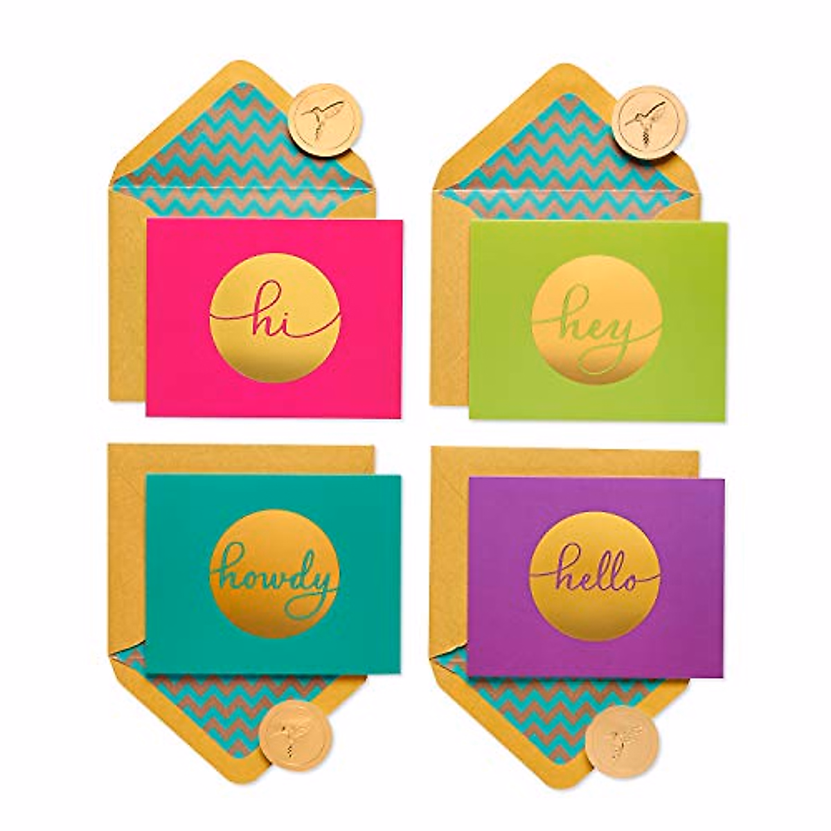 Papyrus Blank Cards with Envelopes, Hello (20-Count)