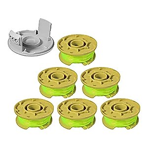 6 Pack String Trimmer Replace Auto Feed Twist Spool Line For AC80RL3 18V 24V 40V Weed-Eater Cordless Trimmer Trimmer Spool Line Auto Cut Holder Keeper Replacement String Trimmer Weed-eater Cordless