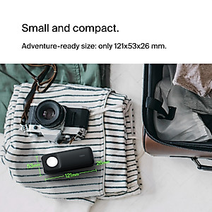 Belkin Wireless Charger Apple Watch Power Bank 10K with 12-inch USB-C to USB-C Cable, 33% Faster Charging - Simultaneous Charging for Apple Watch Series 9, iPhone 15, and More - 20W USB-C PD - Black