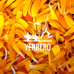Yerbero - Calendula Flowers Loose Herbal Tea 2oz (56g) | Marigold Flowers | Flores De Calendula | For Brewing Calendula Tea, Culinary Creations, and Natural Edible Purposes | Crafted By Nature100% All Natural Fresh Tea | Non-GMO.
