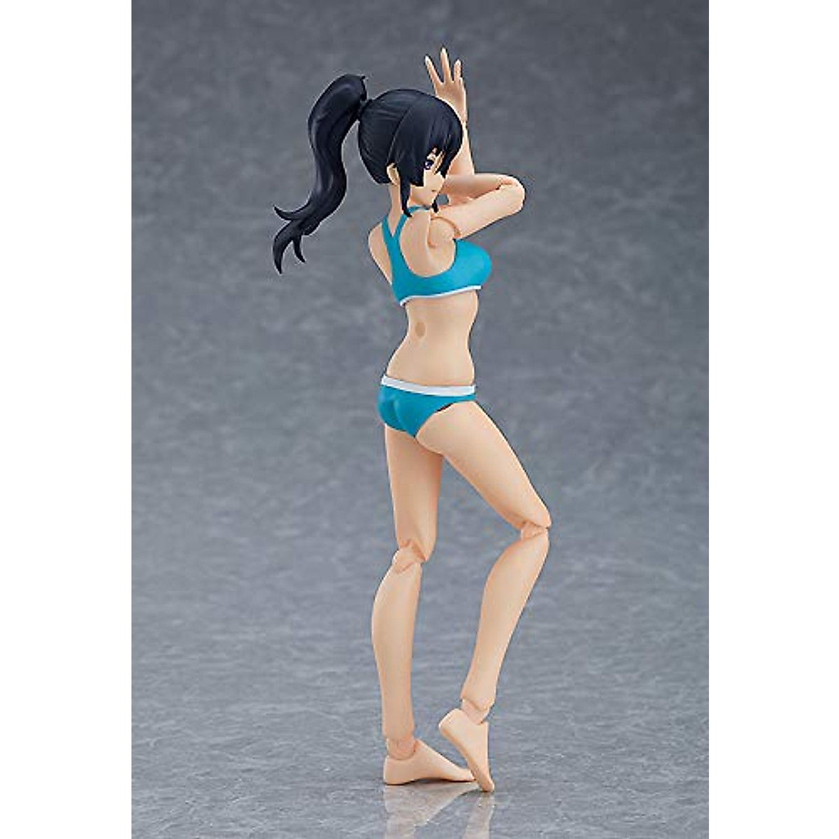 Max Factory Female Swimsuit Body (Makoto) Figma Action Figure, Multicolor