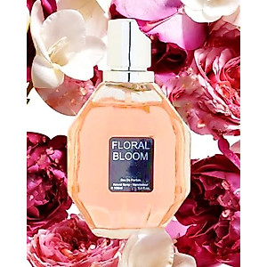 META-BOSEM Floral Bloom, Women Perfume Eau de Parfum Natural Spray Fragrance - Fresh Floral Scent - Flowery Vanilla Notes - Holiday Gift - for All Day Use - a Classic Bottle, 3.4 Fluid Ounce/100Ml